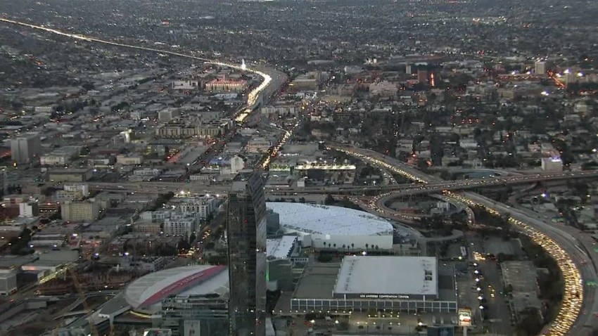 Crashes, Debris Snarl 110 Freeway Traffic in Downtown LA – NBC Los Angeles
