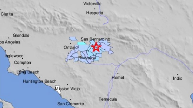 Magnitude-3.2 Earthquake Shakes Riverside, San Bernardino Counties ...