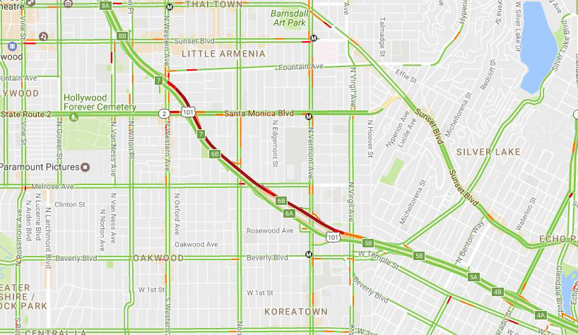 Northbound 101 Shut Down in Hollywood Due to Police Activity – NBC Los ...