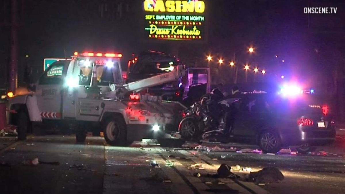2 Killed, 1 Critically Injured in 2 Crashes on 605 Fwy in Long Beach ...
