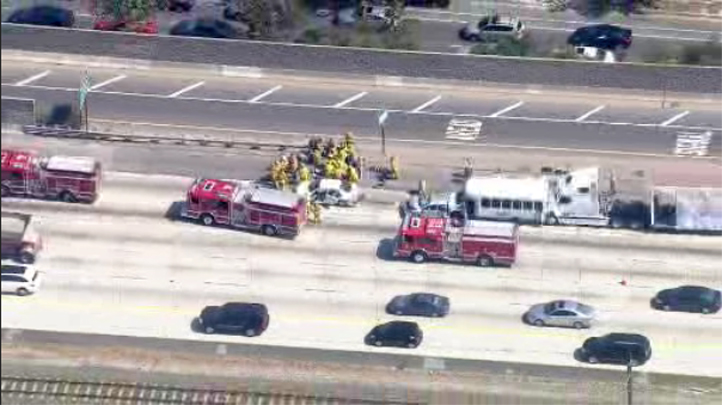 Six Injured in Bus, Truck Crash on 210 Freeway in Pasadena – NBC Los ...