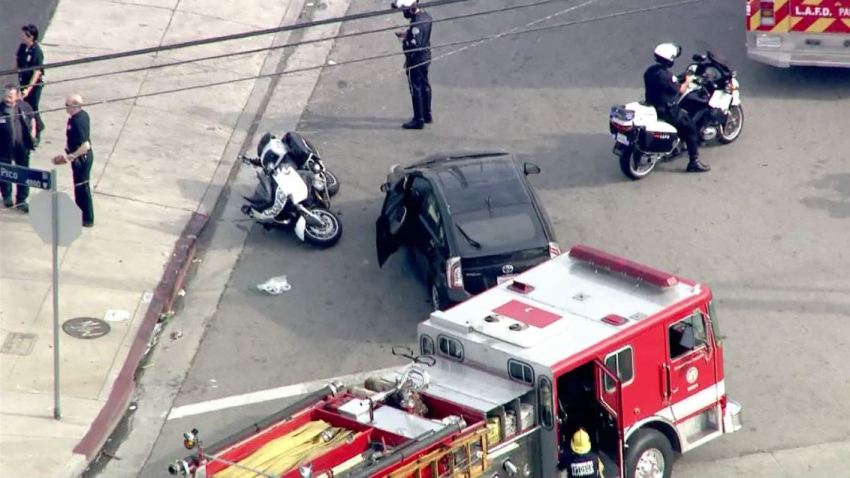 LAPD Motorcycle Officer Injured in Crash – NBC Los Angeles