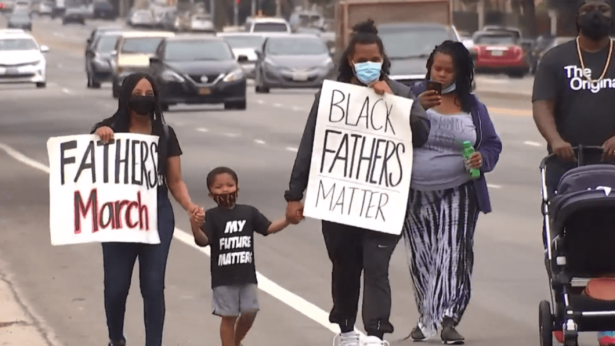 Fathers March To Teach Their Children About Racial Justice – NBC Los ...