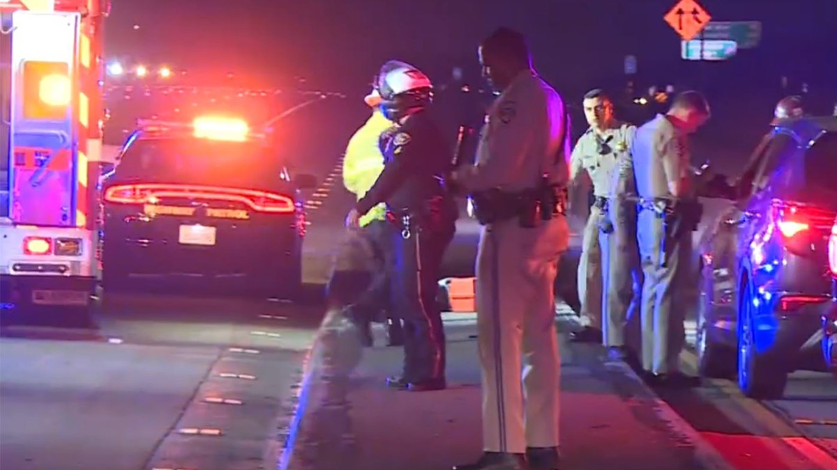 Chp Sergeant On Motorcycle Suffers Major Injuries In Crash On Freeway Nbc Los Angeles