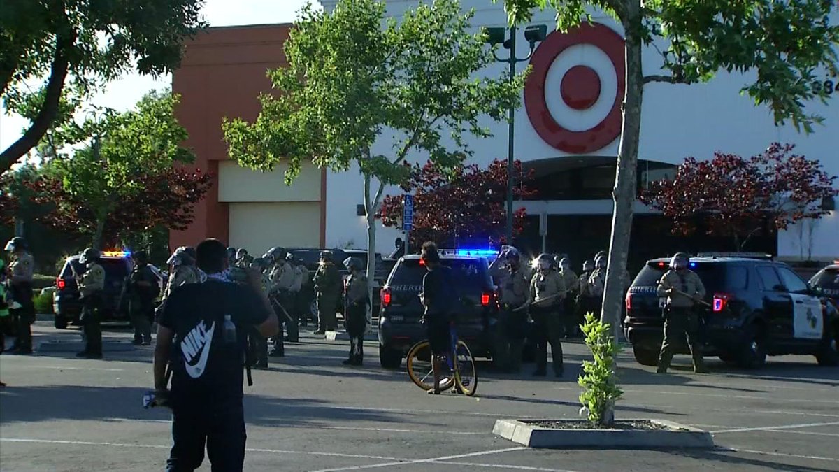 Tensions Rise Between Protesters, So-Called ‘Defenders’ Outside Santee ...