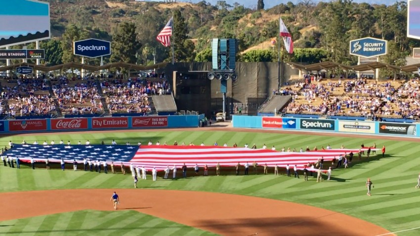 WATCH: Air Force F-15s Flyover Dodger Stadium on Fourth of July – NBC ...