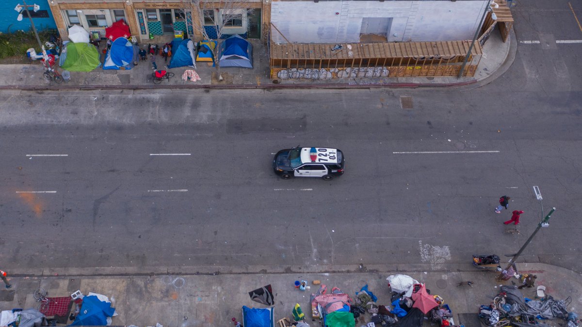 Most of LA’s Homeless Are Left on the Crowded Streets During ...
