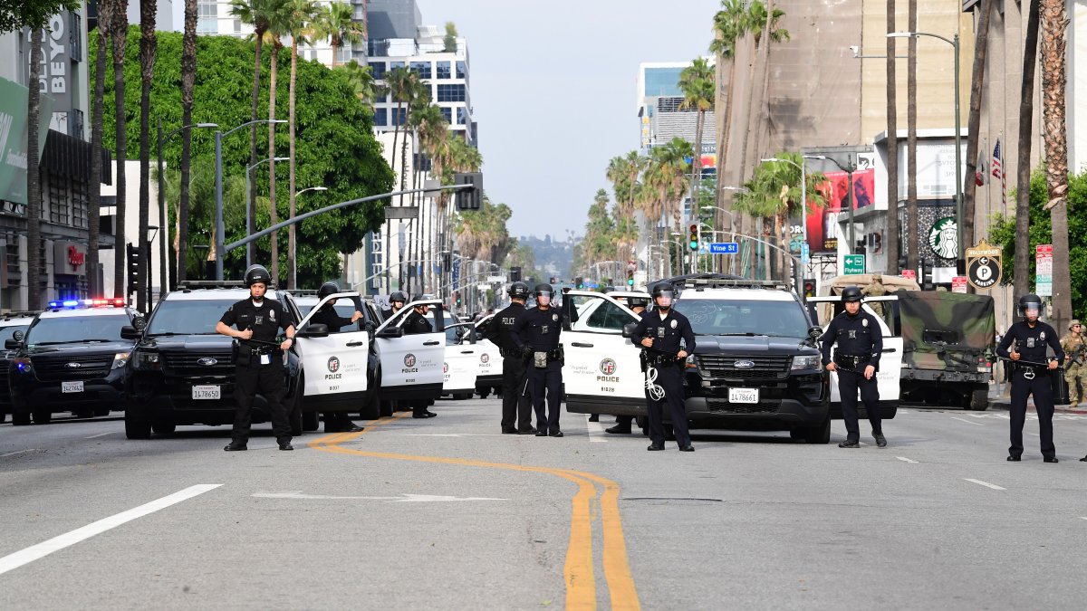 LAPD Officers Removed From Field While Protest Complaints Are ...