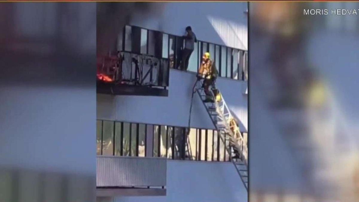 High-Rise Fire on Westside Under Investigation – NBC Los Angeles