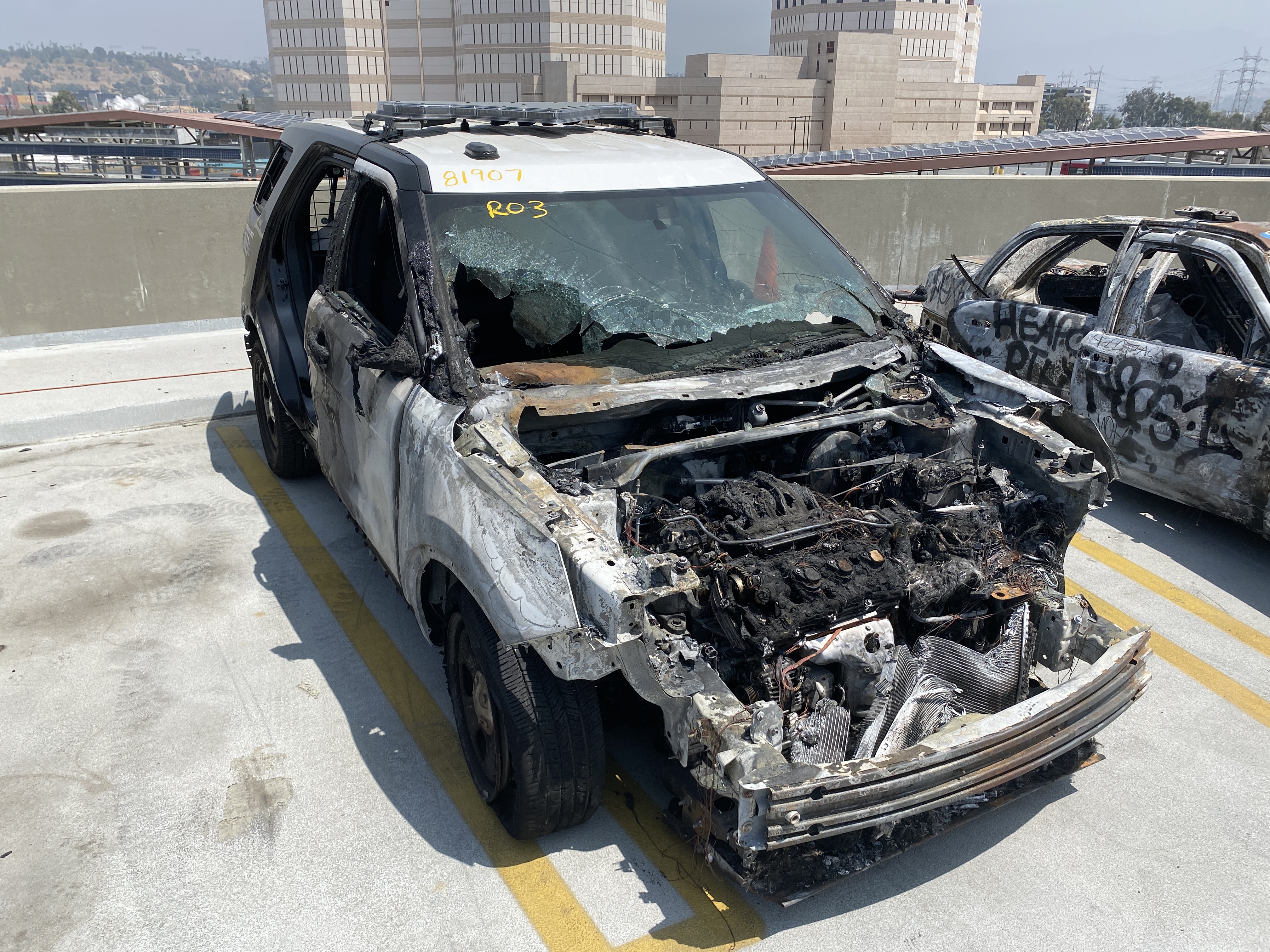 LAPD Cars Damaged During Protests Cost $80,000 Each – NBC Los Angeles