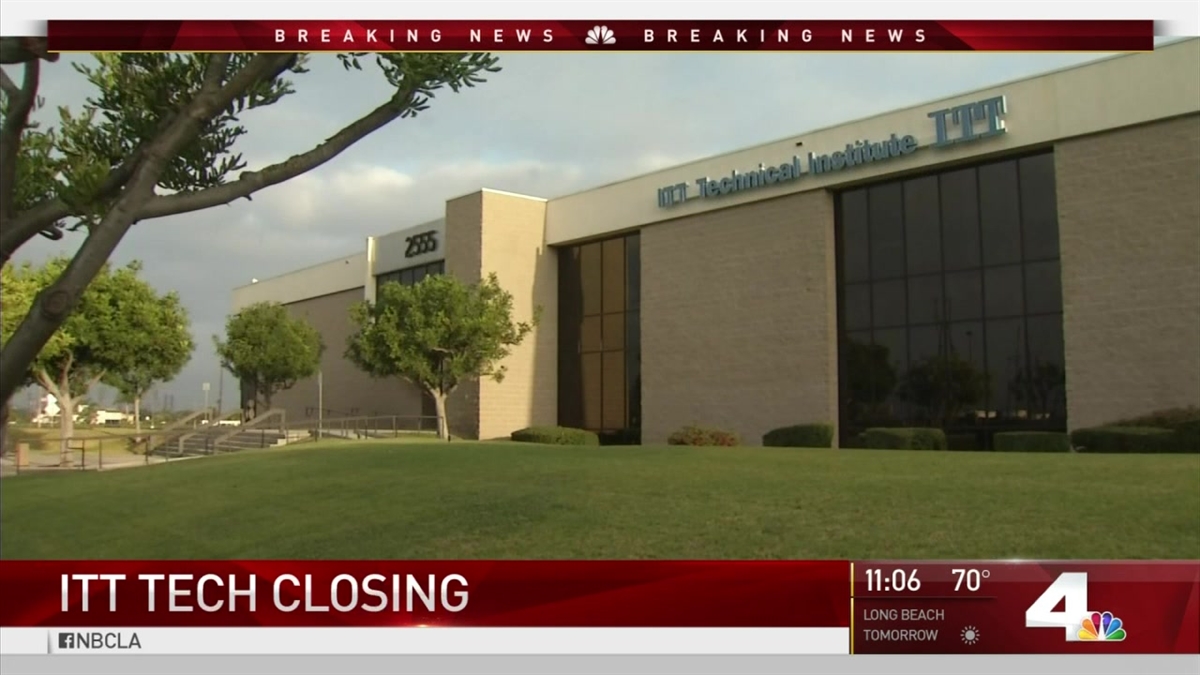 ITT Technical Institute Closing – NBC Los Angeles
