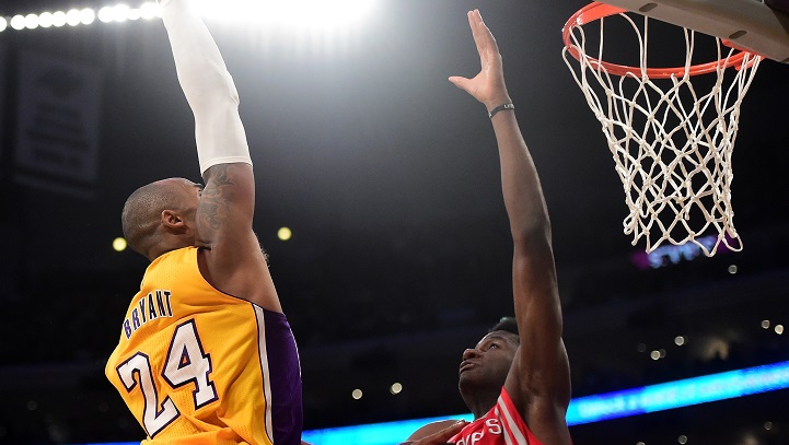 Watch: Kobe Bryant Dunks at Age 37 – NBC Los Angeles