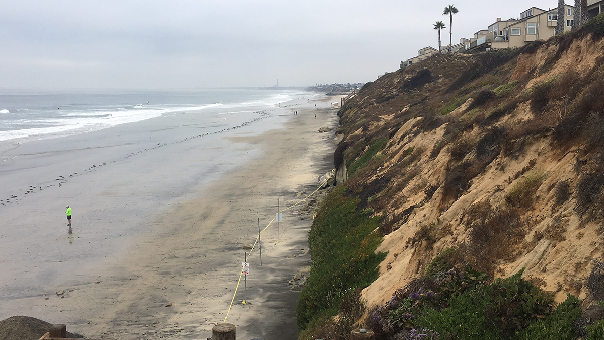 Officials Rope Off Deadly Cliff Collapse in Leucadia – NBC Los Angeles