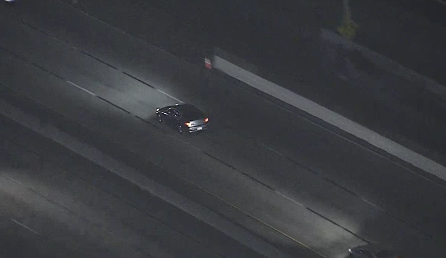 Driver Leads Chase On Freeways In Downtown La Area Nbc Los Angeles