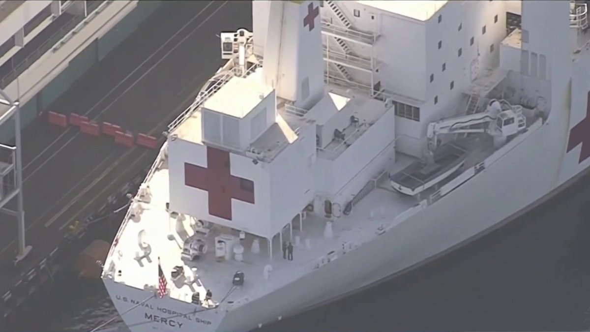 USNS Mercy Accepts First Patients in Port of Los Angeles – NBC Los Angeles