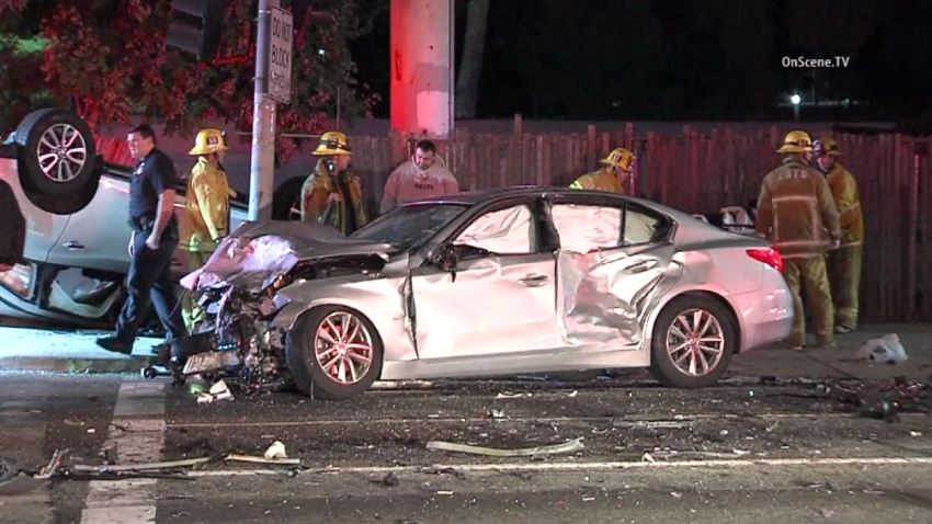 Five Injured After Uber SUV Flips in Los Angeles Crash, LAPD ...