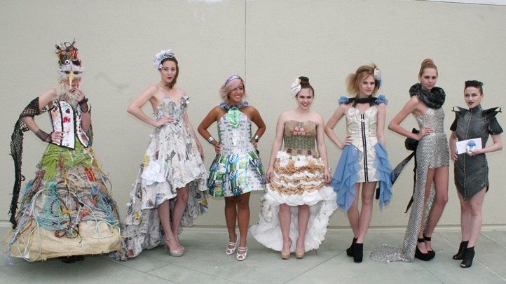 Recyclable Runway: Aquarium Trashin’ Fashion Show – NBC Los Angeles