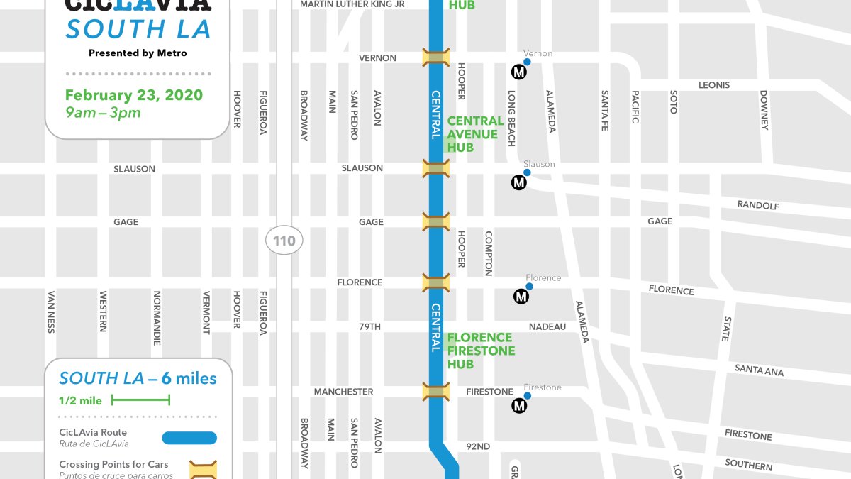 CicLAvia Goes to South LA for First Open-Streets Event of the Year ...