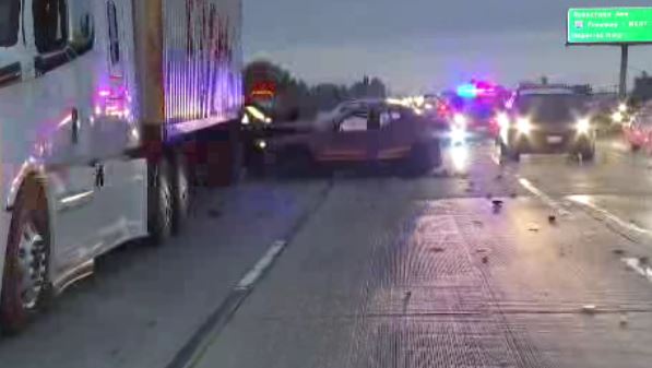 Driver Killed in Three-Vehicle Crash With Big Rig on 605 Freeway – NBC ...