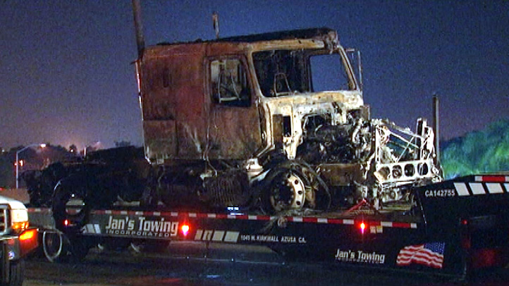 10 Freeway Reopens After Deadly Big Rig Crash Explosion Closes Lanes
