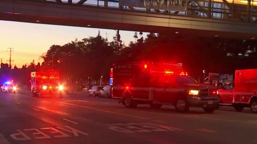 Video Shows Chilling Moments as Firefighters Escape Fiery Downtown ...
