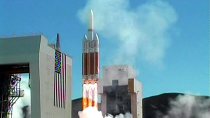 235-Foot Rocket Blasts Off From California With Defense Satellite – NBC ...
