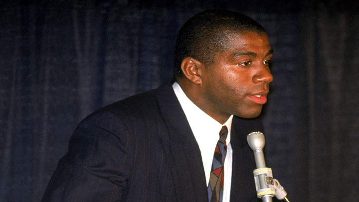 Nov. 7, 1991: Magic Johnson’s HIV Announcement – NBC Los Angeles