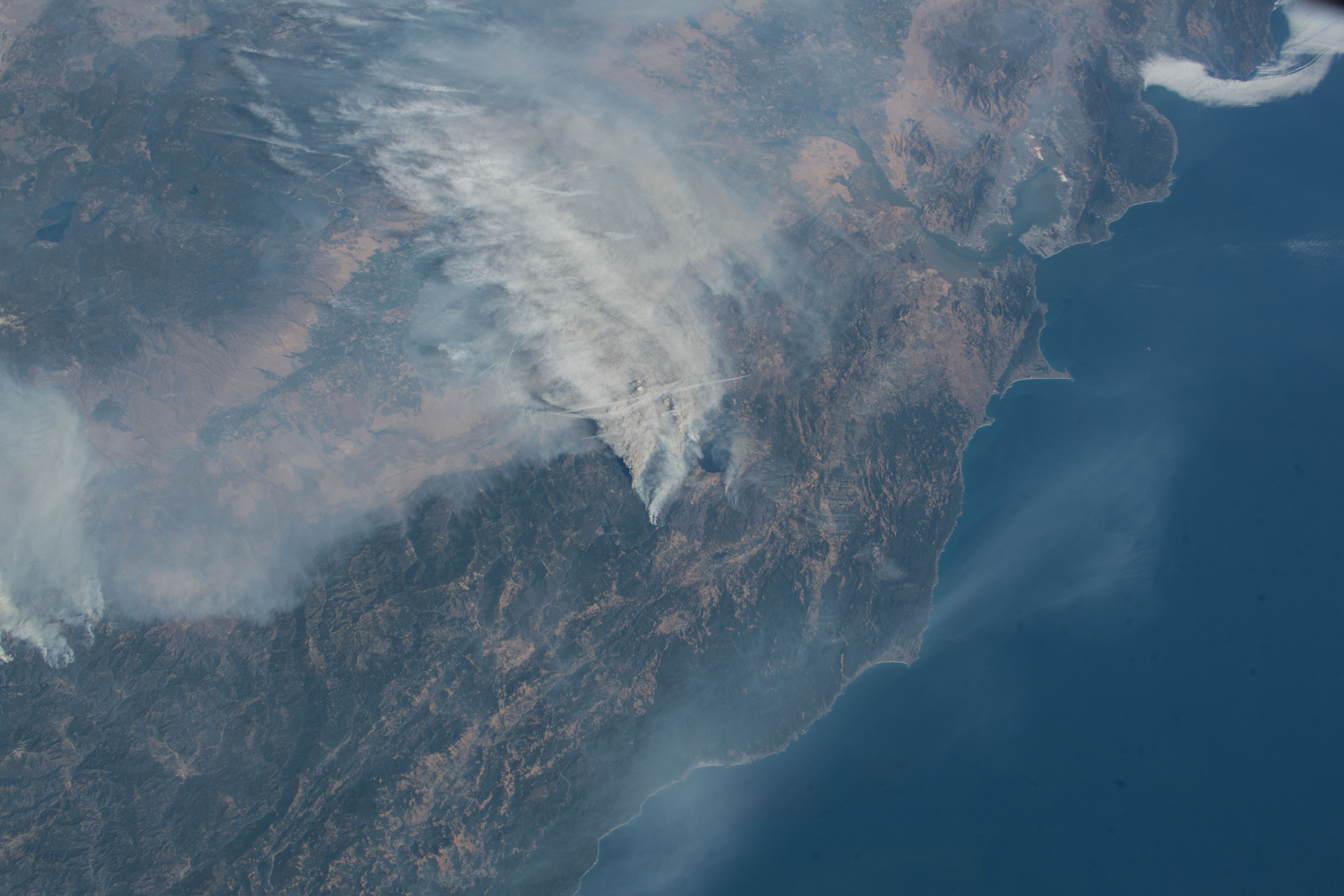 Smoke and Fire From Space: Wildfire Images From NASA Satellites – NBC ...