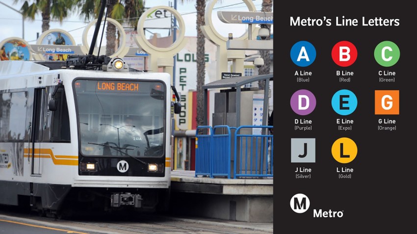 Here’s What to Know About Metro’s New Line Letter System – NBC Los Angeles