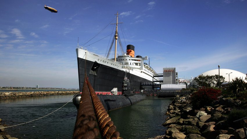 Queen Mary ships reunite in Long Beach for first time in 20 years – NBC ...