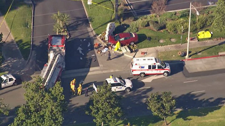 Car Crashes Into Riverside Bus Stop, Killing Two – NBC Los Angeles