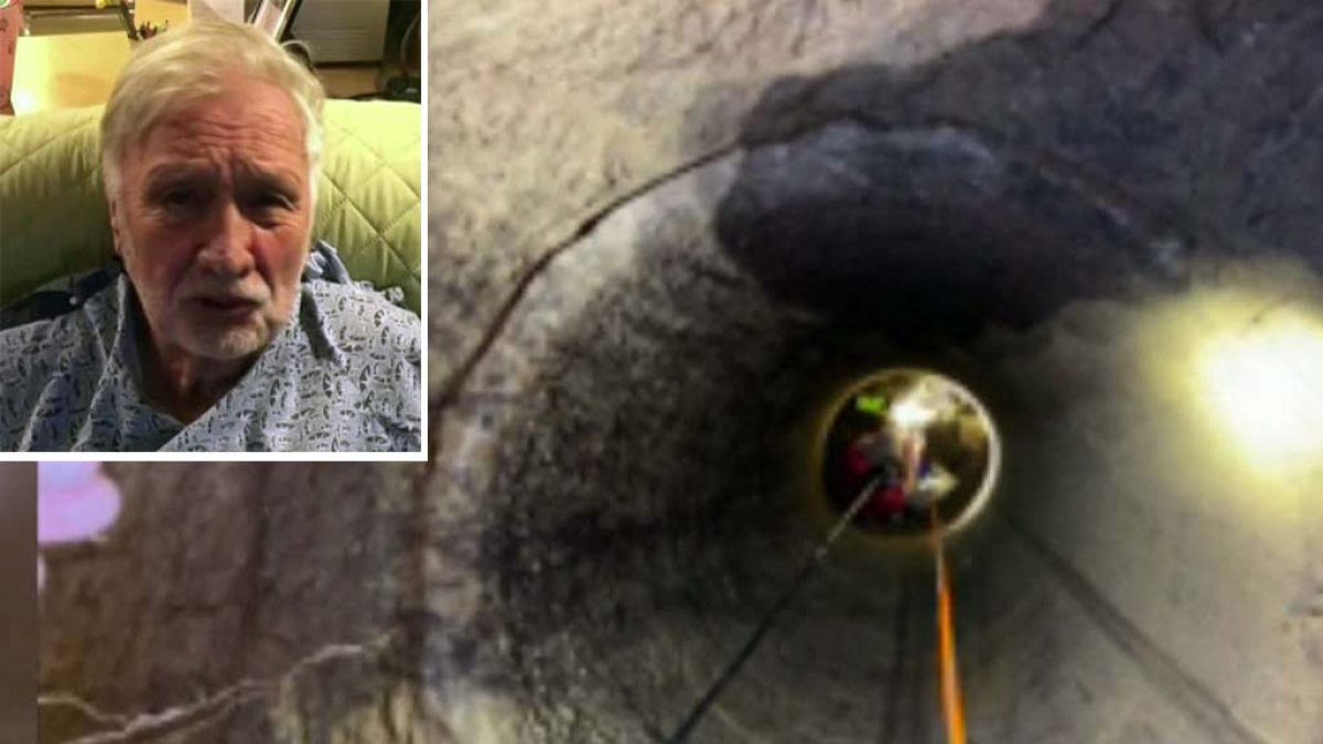 Man Mowing Lawn Falls Into Muddy 25-Foot Well in Front of His Home ...