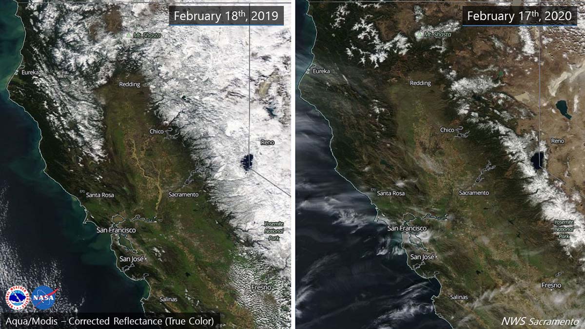 4 to Watch: Satellite Photos Tell a Grim Snowpack Story – NBC Los Angeles