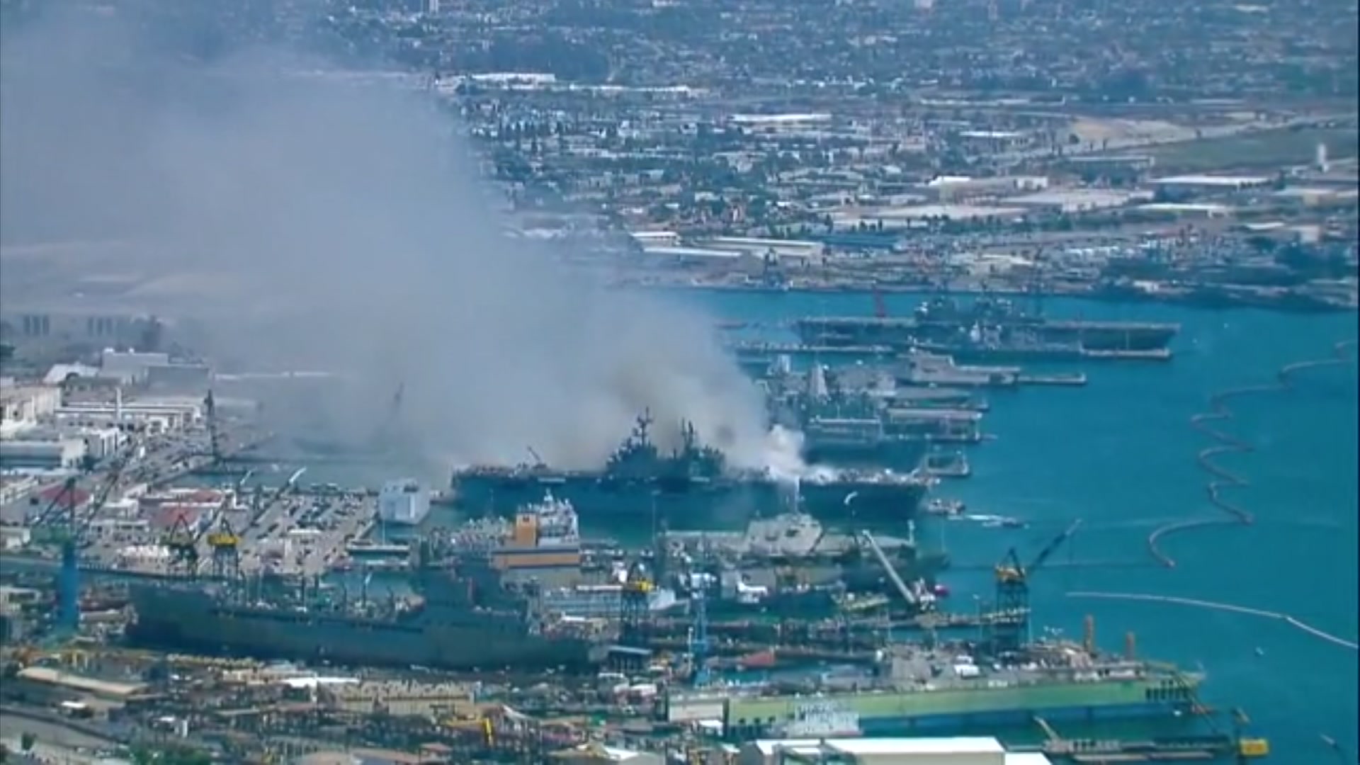 Photos: Thick Smoke Billows From Unforgiving Navy Ship Fire – NBC Los ...