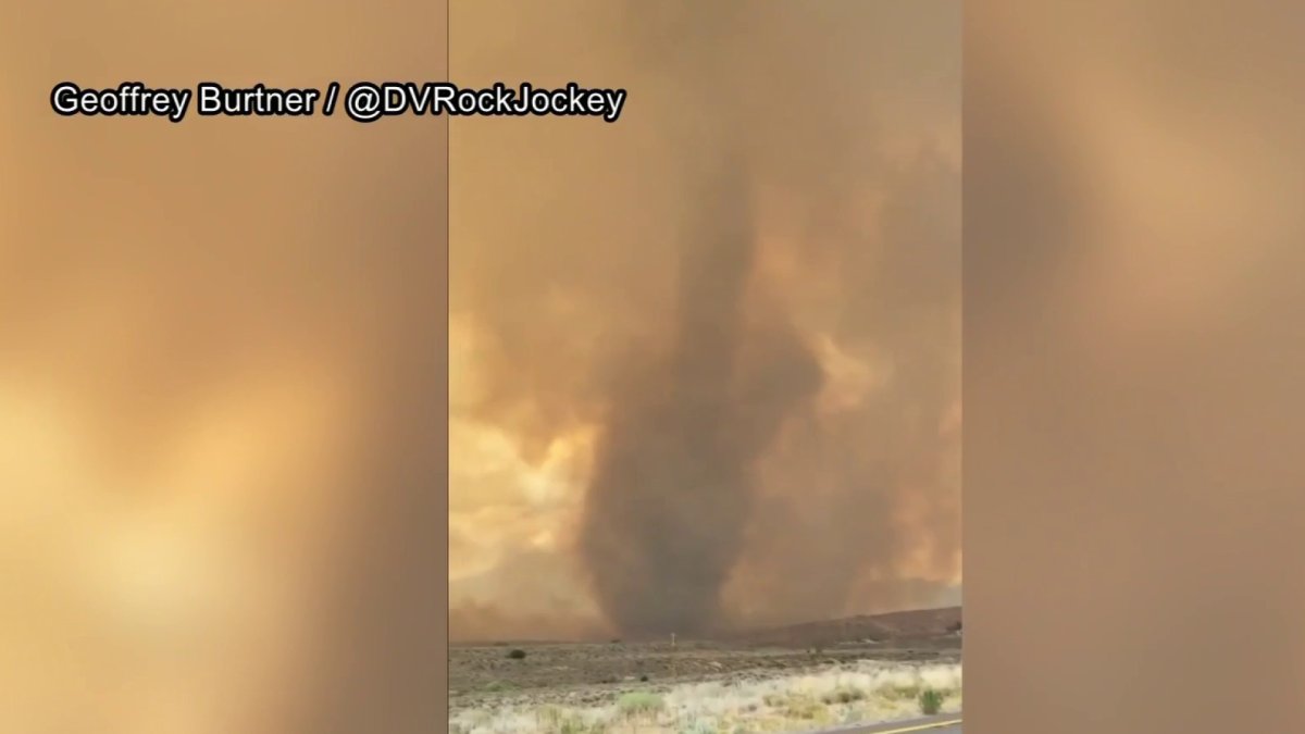 How a Firenado Is Formed – NBC Los Angeles
