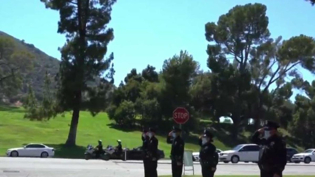 Funeral for LAPD Officer Who Died From COVID-19 – NBC Los Angeles