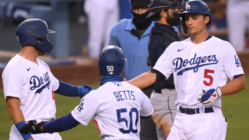 Seager Brothers go Deep, Dodgers Rally Past Mariners 11-9 – NBC Los Angeles