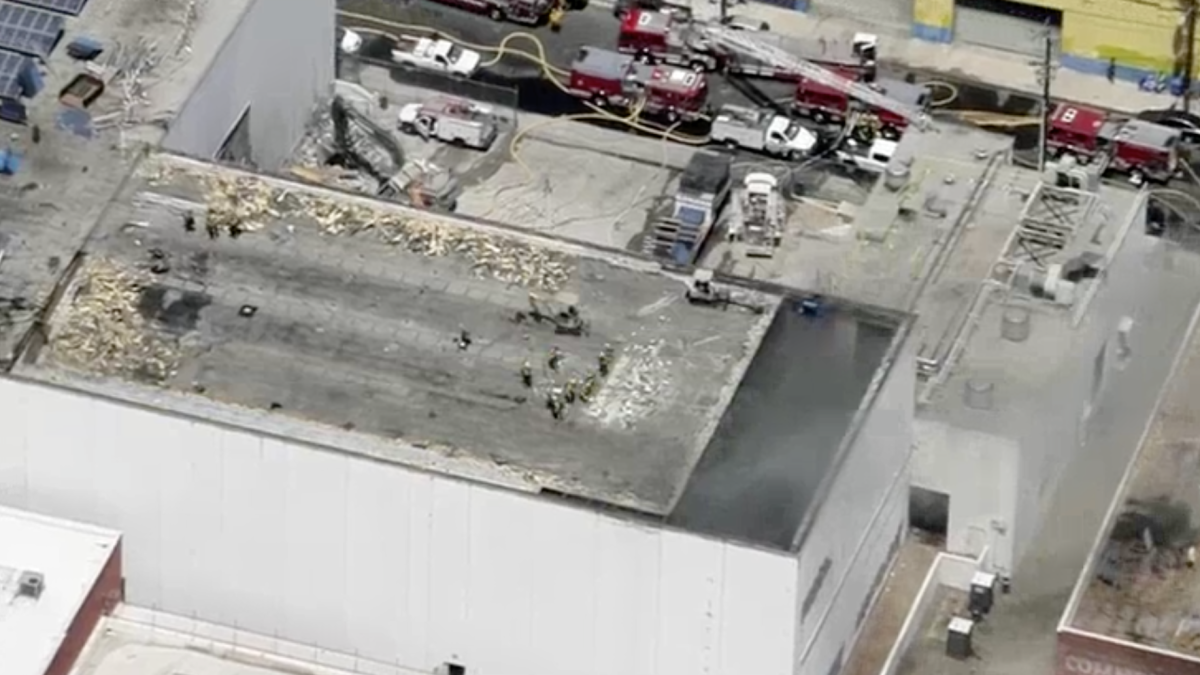 Fire in Downtown LA Building Declared Major Emergency – NBC Los Angeles