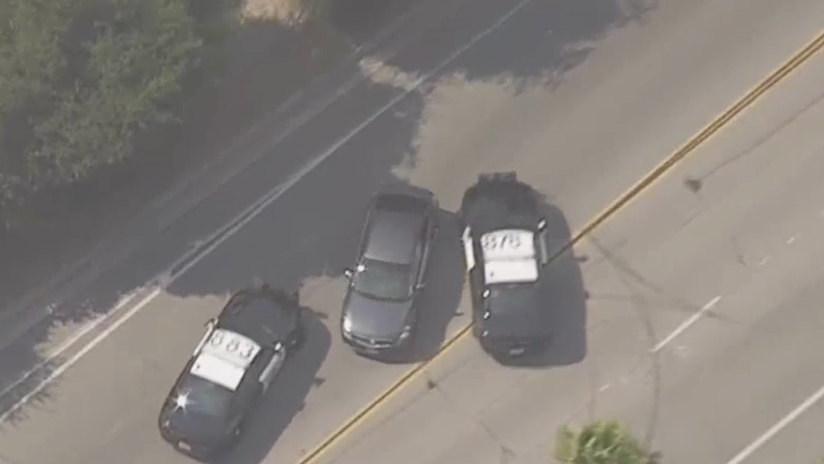 Driver Clips Car and Crashes in Back-and-Forth 210 Freeway Chase – NBC ...