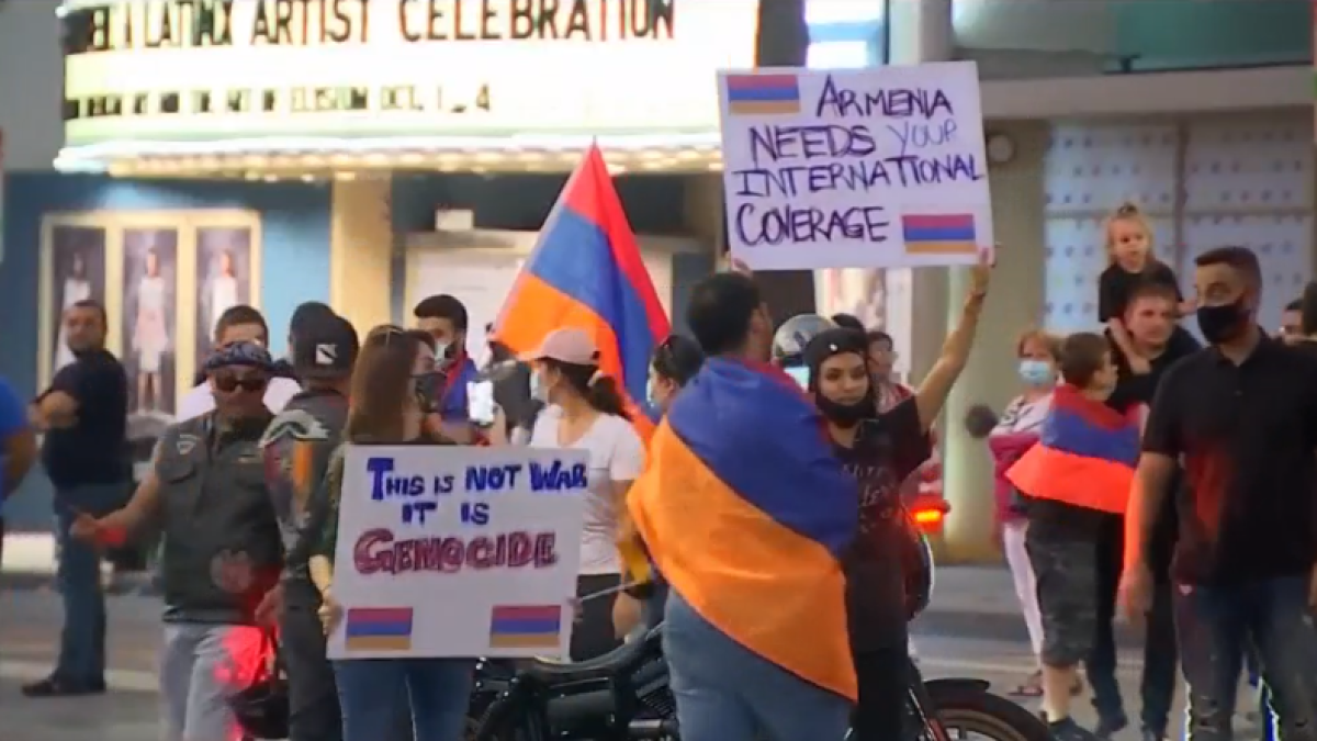 Demonstrators Block Freeway to Bring Attention to Fighting Between ...