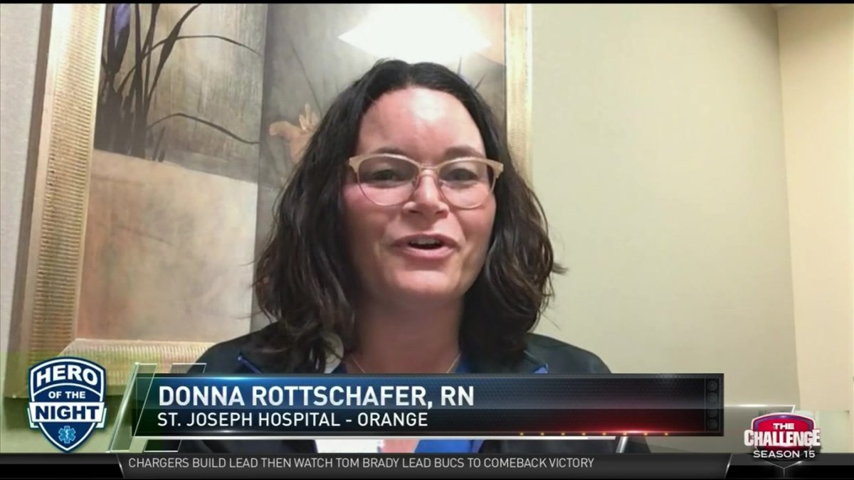 The Challenge Hero of the Night – Donna Rottschafer, RN – NBC Los Angeles
