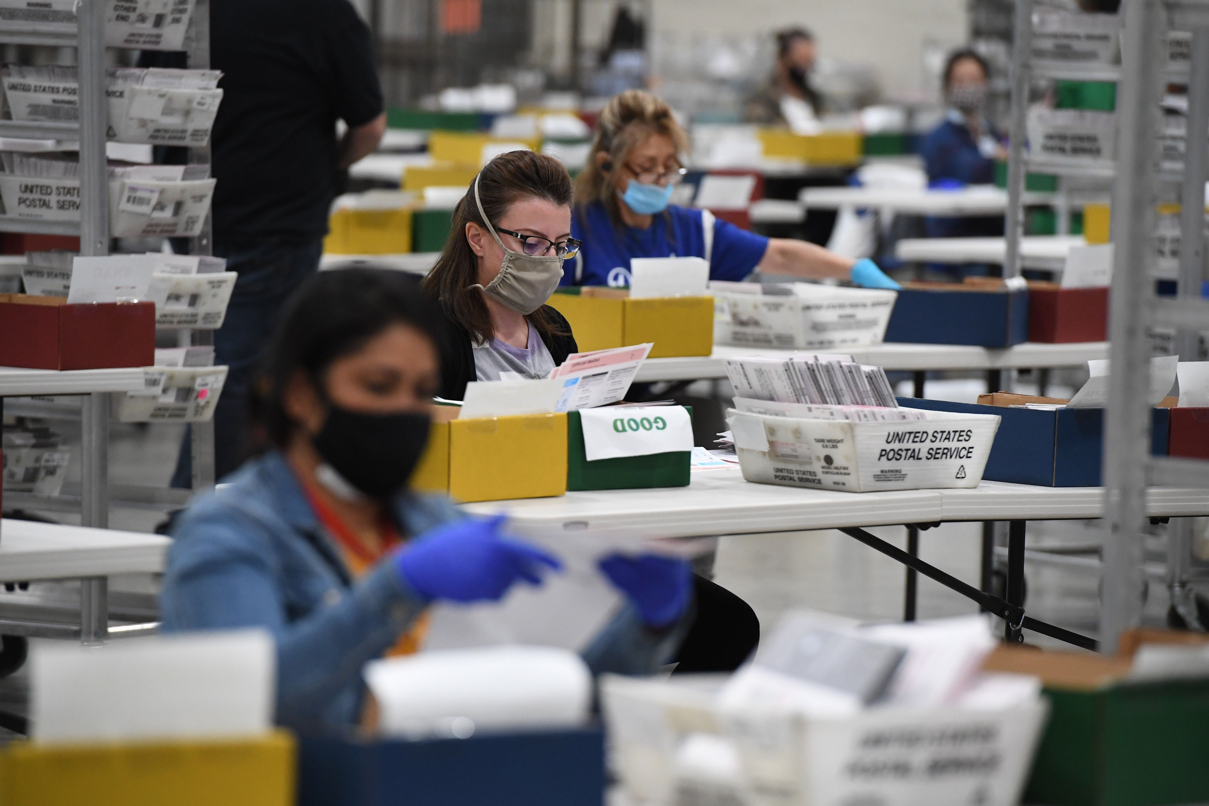 Photos See Inside La Countys Ballot Processing Center Nbc Los Angeles