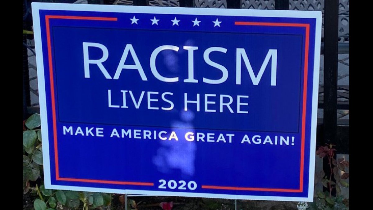 Racism signs coronado – NBC Los Angeles