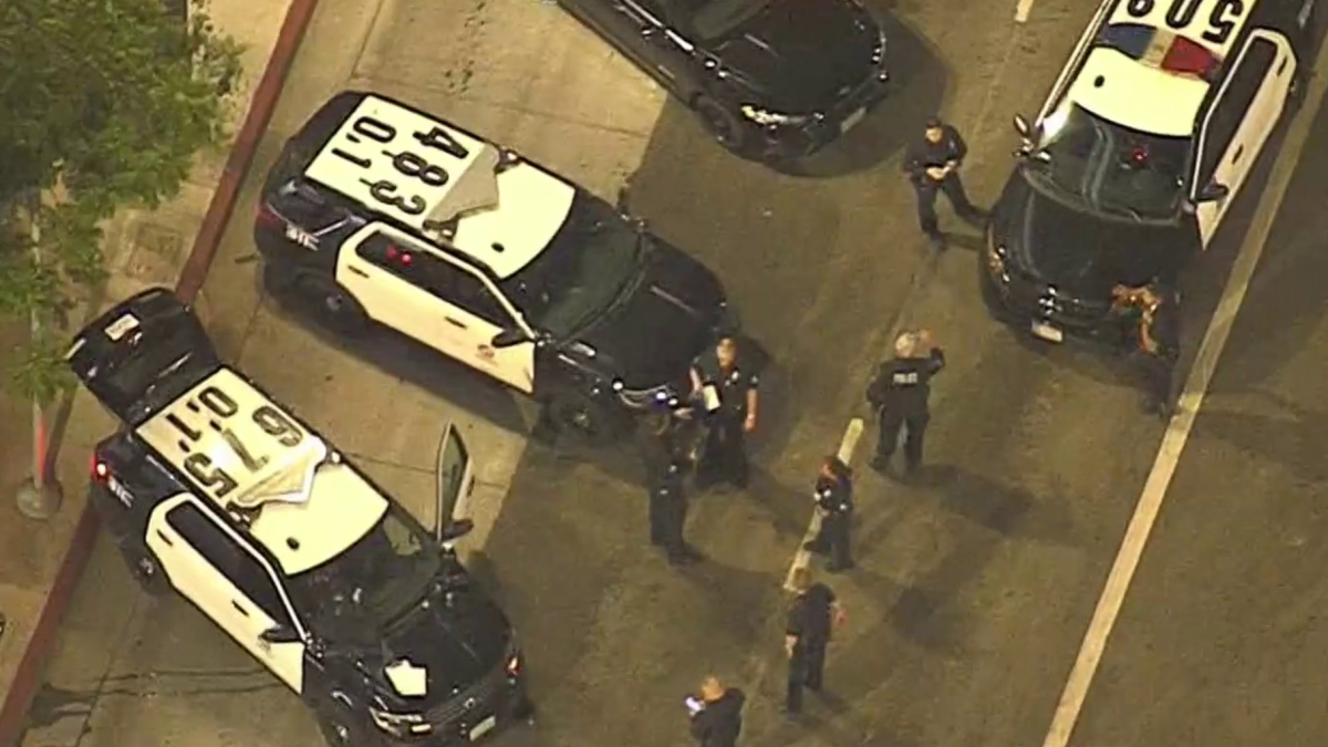 Protesters Descend On LAPD Headquarters, Officers Stand Guard – NBC Los ...