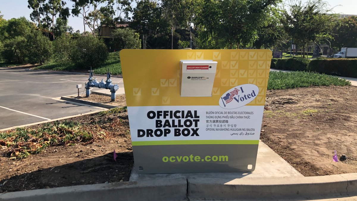 California Orders GOP to Remove Unofficial Ballot Drop Boxes – NBC Los ...