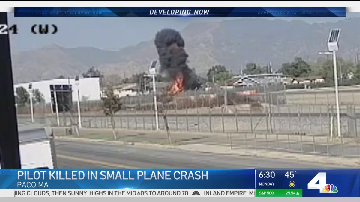 Federal Investigators to Visit Site of Deadly Pacoima Plane Crash – NBC ...