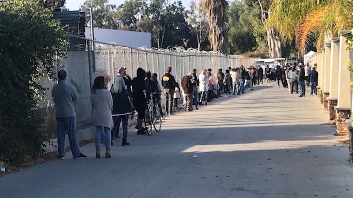 LA’s New COVID-19 Testing Supersite Opens to Long Lines in the San ...