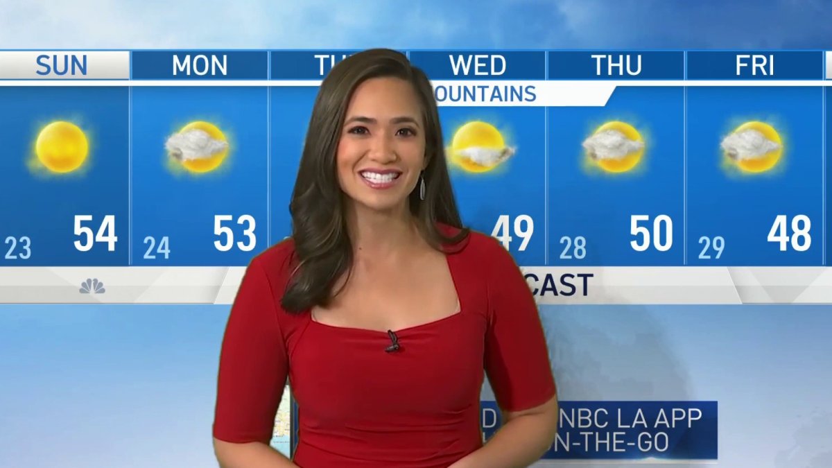 First Alert Forecast: Dry and Mild – NBC Los Angeles