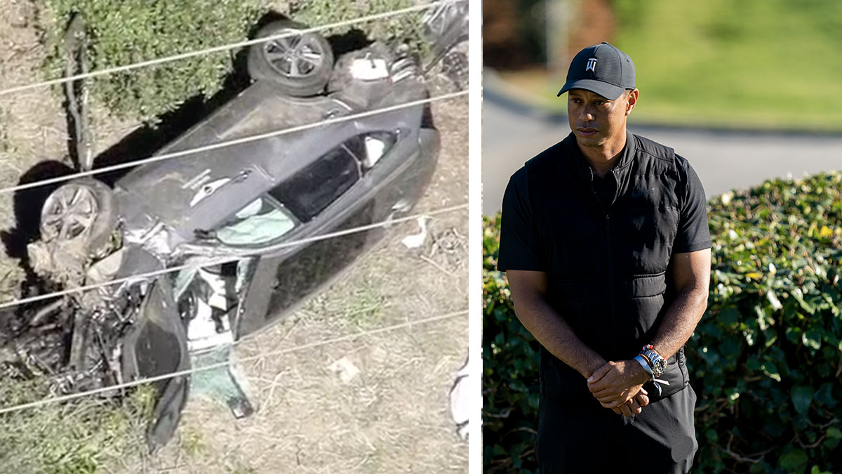 Tiger Woods Crash Caused By Unsafe Speed Nbc Los Angeles