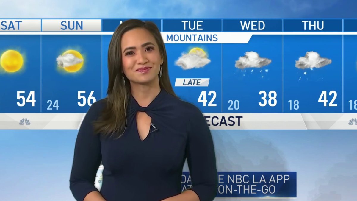 First Alert Forecast: Cool and Dry – NBC Los Angeles